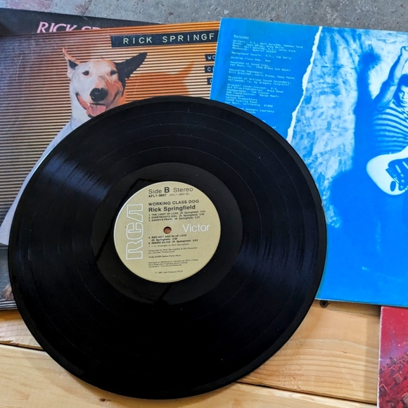 RCA | Media | Rick Springfield Working Class Dog Lp Vintage 981 Vinyl ...
